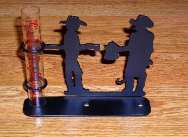 Rustic Metal Rain Gauges Custom Metal Ranch Signs Texas Metal art