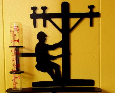 Rustic Metal Rain Gauges Custom Metal Ranch Signs Texas Metal art