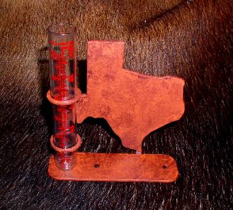 Rustic Metal Rain Gauges Custom Metal Ranch Signs Texas Metal art